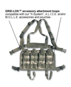 Delta Force :: M.O.U.T Chest Rig in ACU Camo